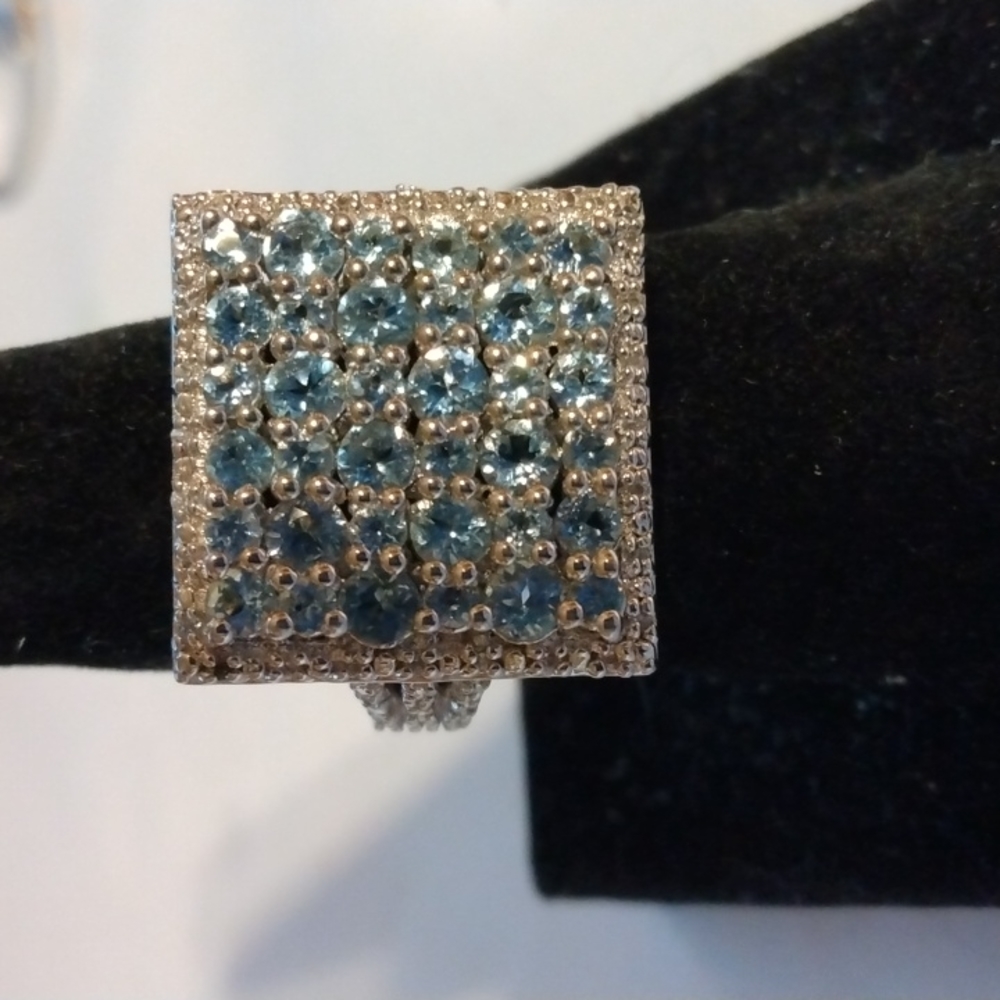 Stamped .925 India Zircon Ring - Gem